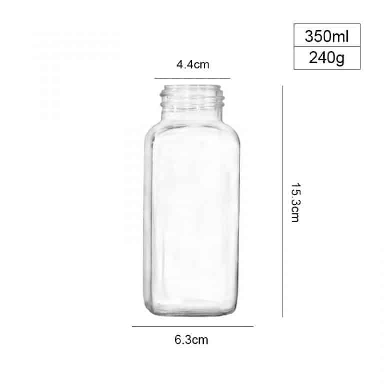 French Square Glass Bottles Manufacturer - NEWRAY Packaging