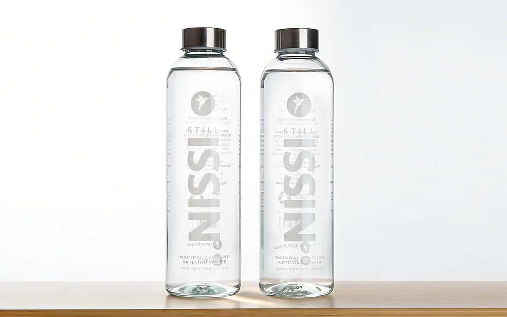 Custom 750ml Brand Water Bottle Packaging with Logo Printing for the ...